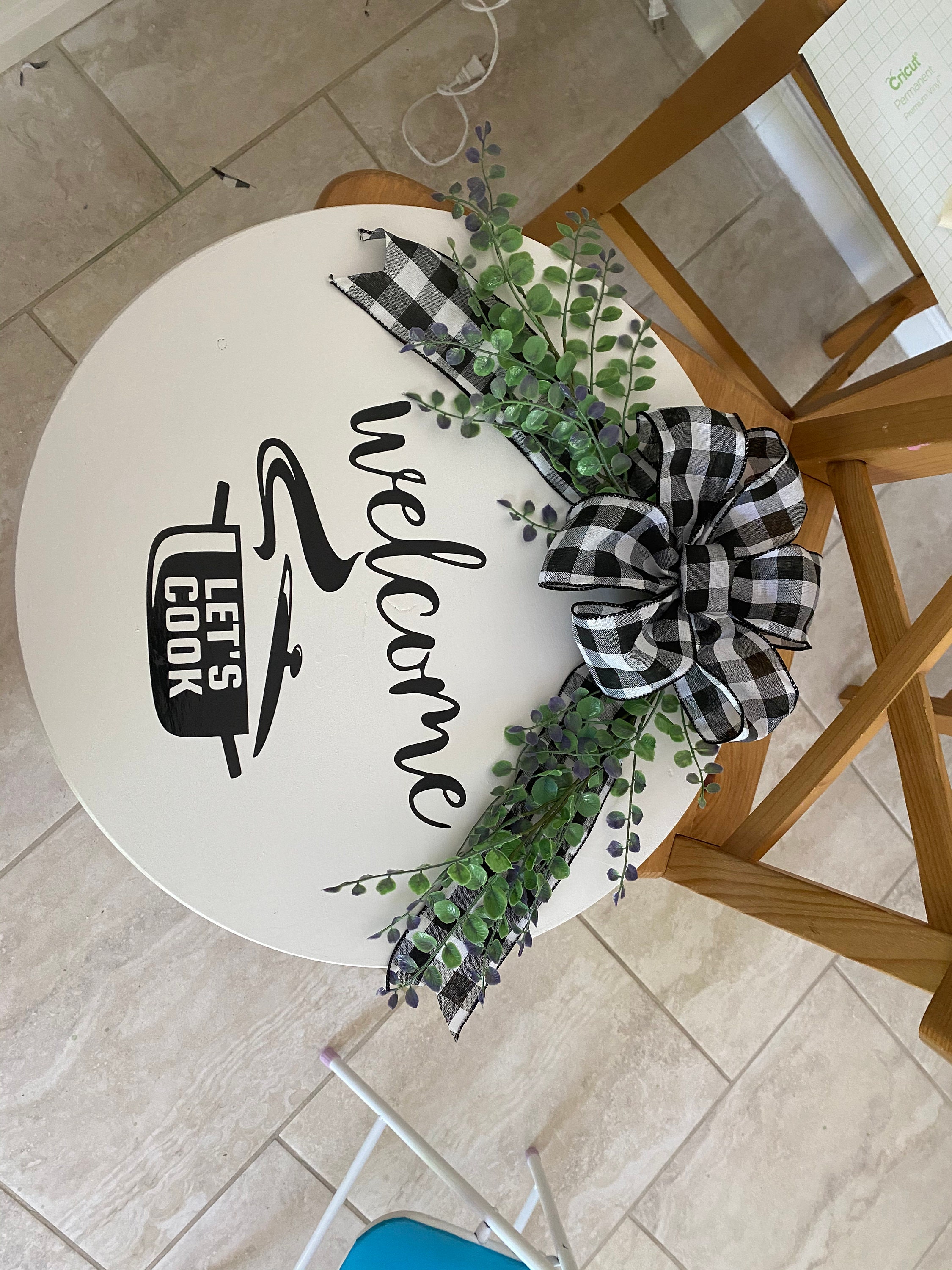 Personalized Round Wood Wall Decor - Etsy