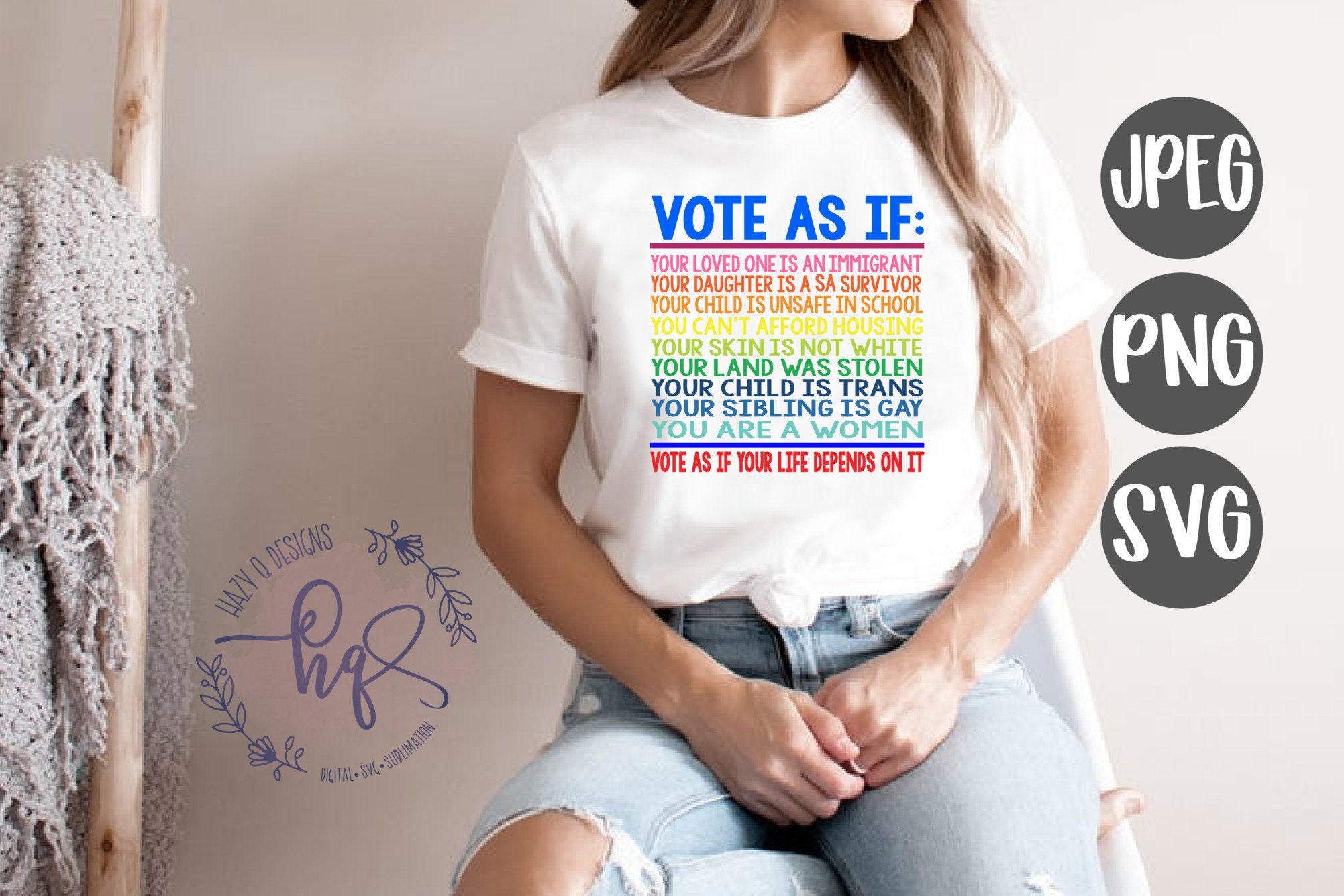 Vote for Your Rights SVG, Women's Rights Design, Pro-choice SVG, Stand ...