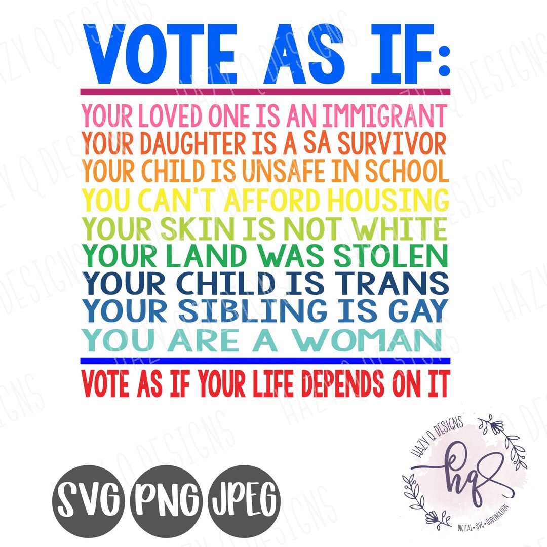 Vote for Your Rights SVG, Women's Rights Design, Pro-choice SVG, Stand ...