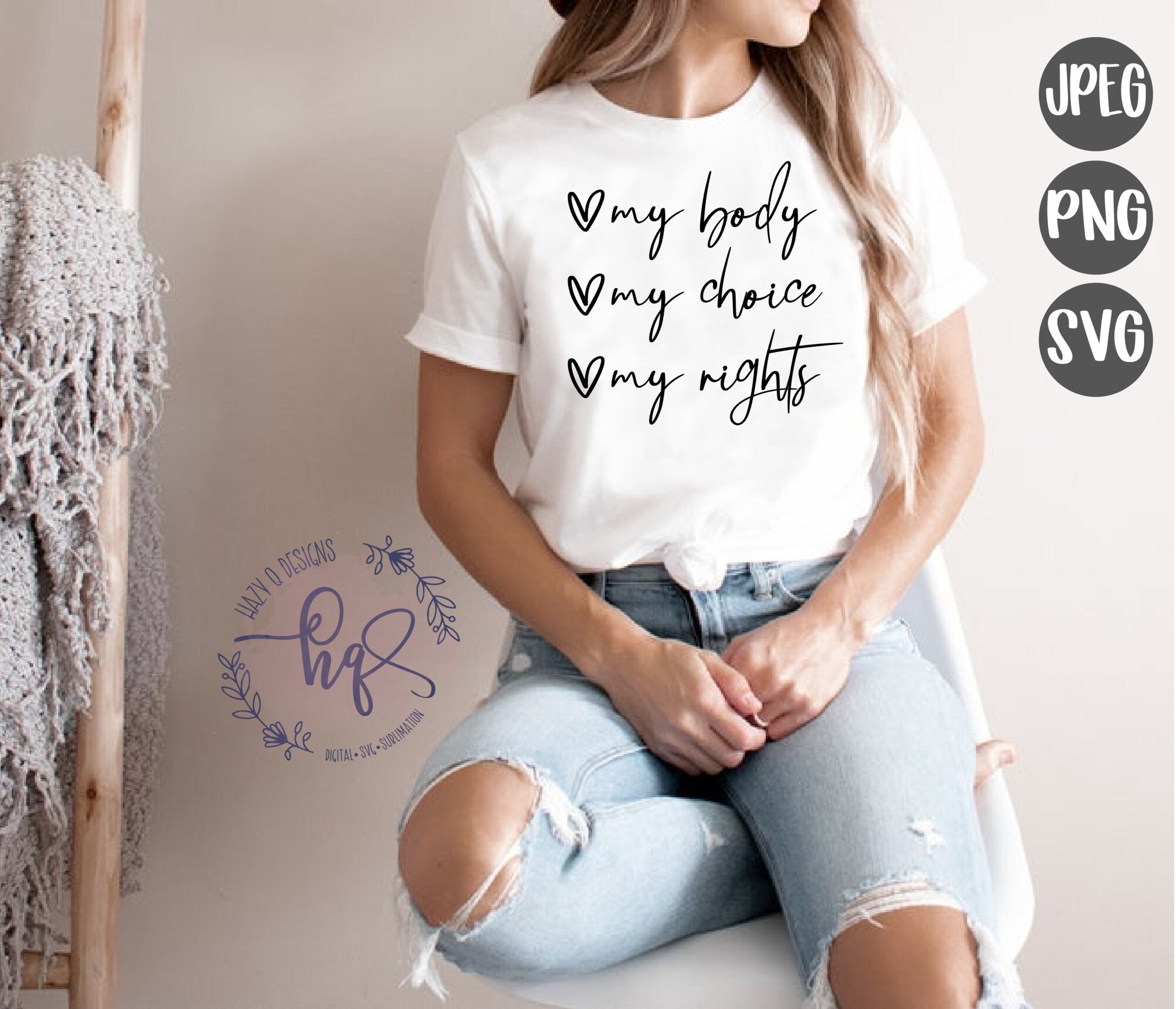 My Body My Choice My Rights SVG Strong Women for Rights SVG | Etsy