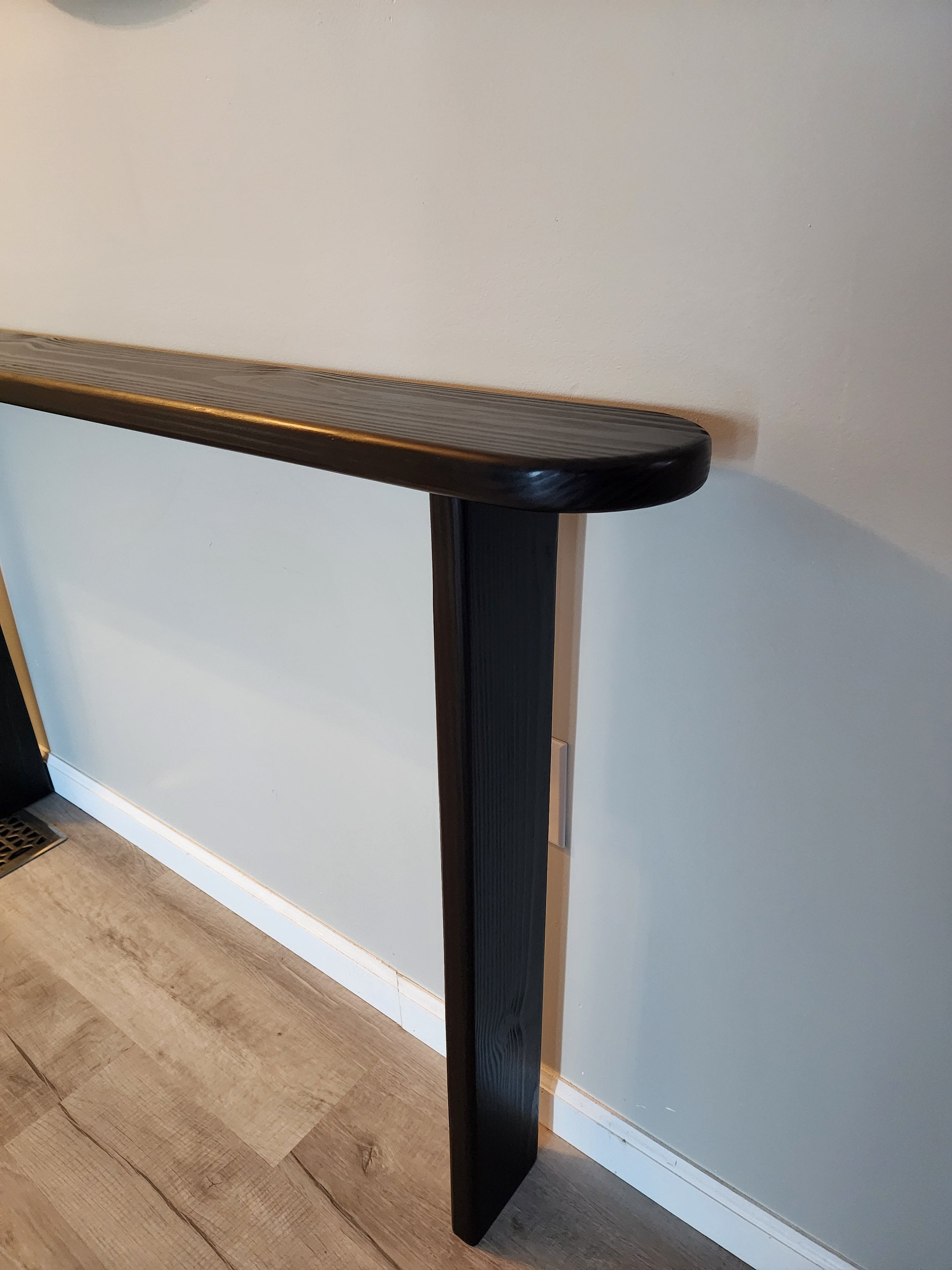 Narrow Console Table, Sofa Table, Entryway Table, Solid Wood Entry ...