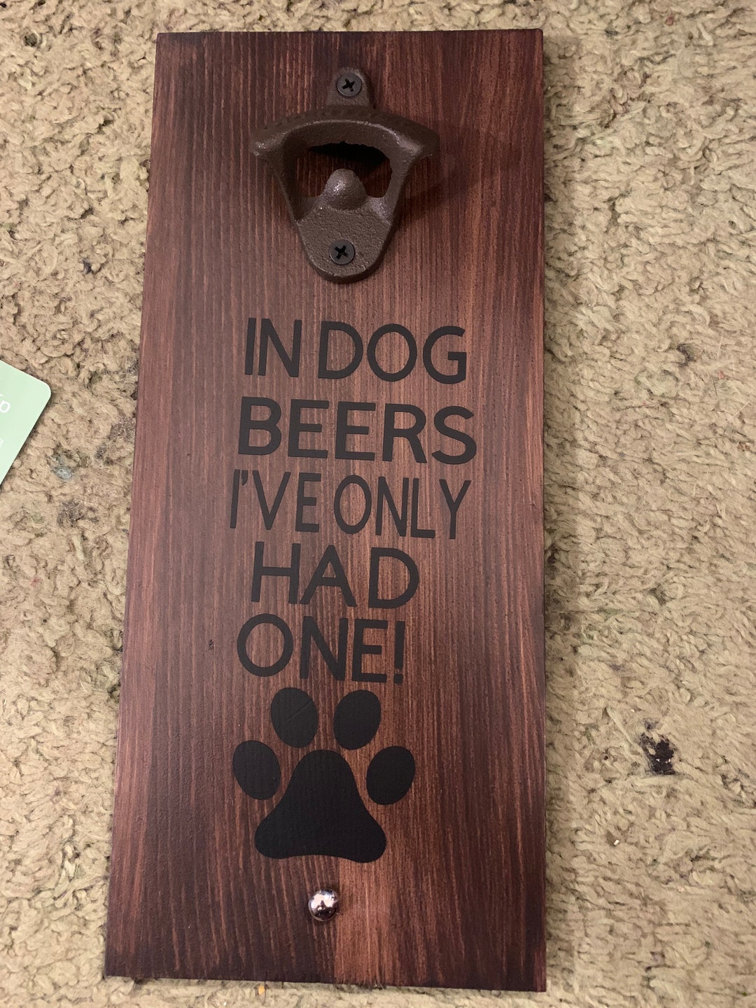 Beer Opener Sign - Etsy