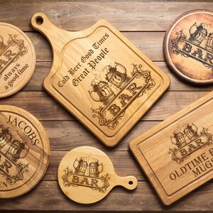Laser Engrave File, Old-time Bar Mugs Svg, Digital Download for Laser ...