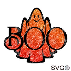 Boo Ghost Svg for Halloween Cricut Silhouette Shirts Crafts - Etsy