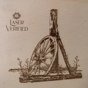 Laser Engrave File Old Wheel Scene Svg, Country Digital Download for ...