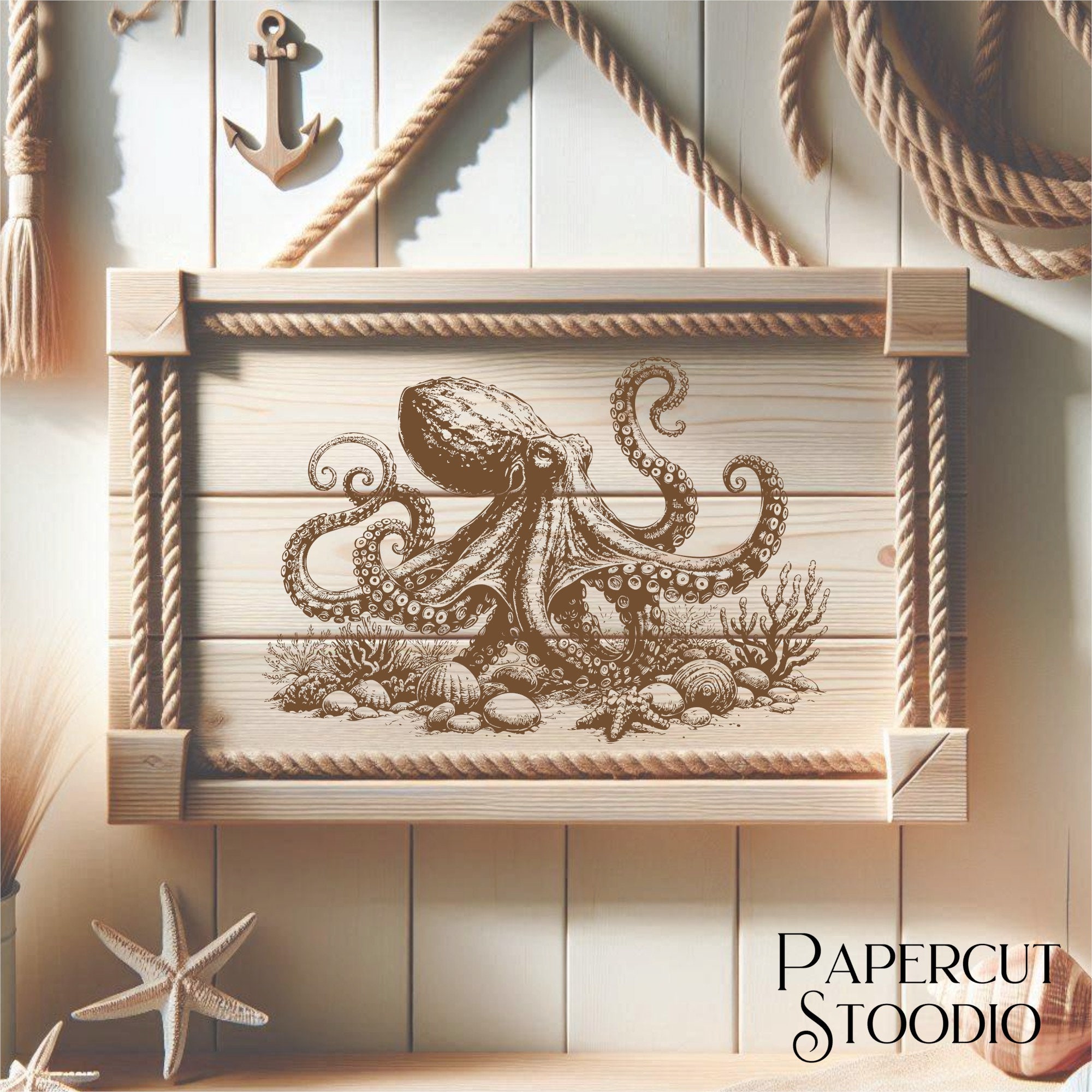 Reef Octopus Laser Engrave File, SVG PNG JPG (digital Download) - Etsy