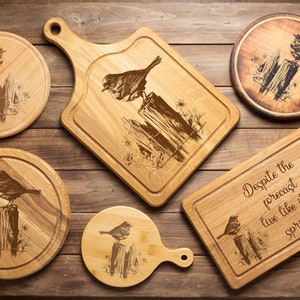 Laser Engrave File Robin SVG, Lightburn Glowforge to Make Signs Cutting ...