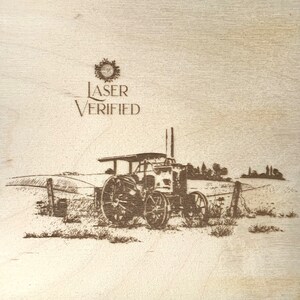 Laser Engrave File Old Tractor Svg, Cutting Board Charcuterie Board ...