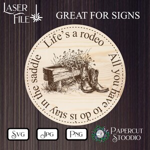 Laser Engrave File, Trough Boots Svg, Country DIY Signs Cutting Boards ...
