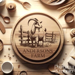 Laser Engrave File, Pasture Goat Svg, Digital Download Farm & Farmhouse ...