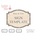 Laser Cut Sign Template SVG, DIY Wood Sign (digital Download) - Etsy Canada