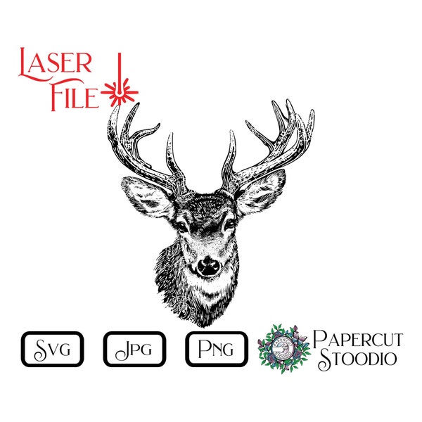 Mule Deer Svg - Etsy