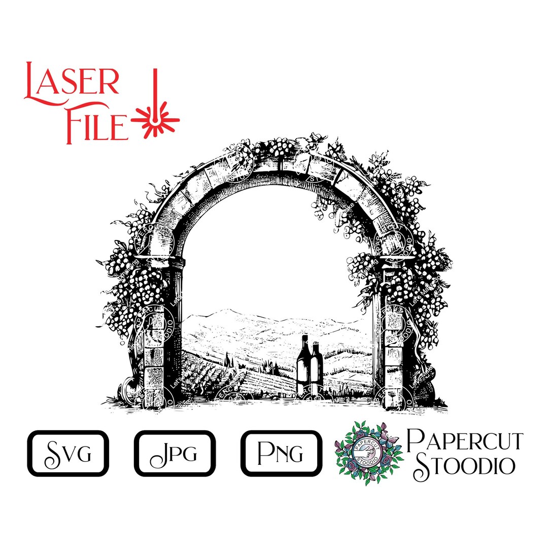 Laser Engrave File Dreams of Tuscany SVG, for DIY Cutting Board ...