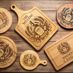 Whiskey Barley Laser Engrave File, Rustic Home Decor (SVG, PNG, JPG) - Etsy