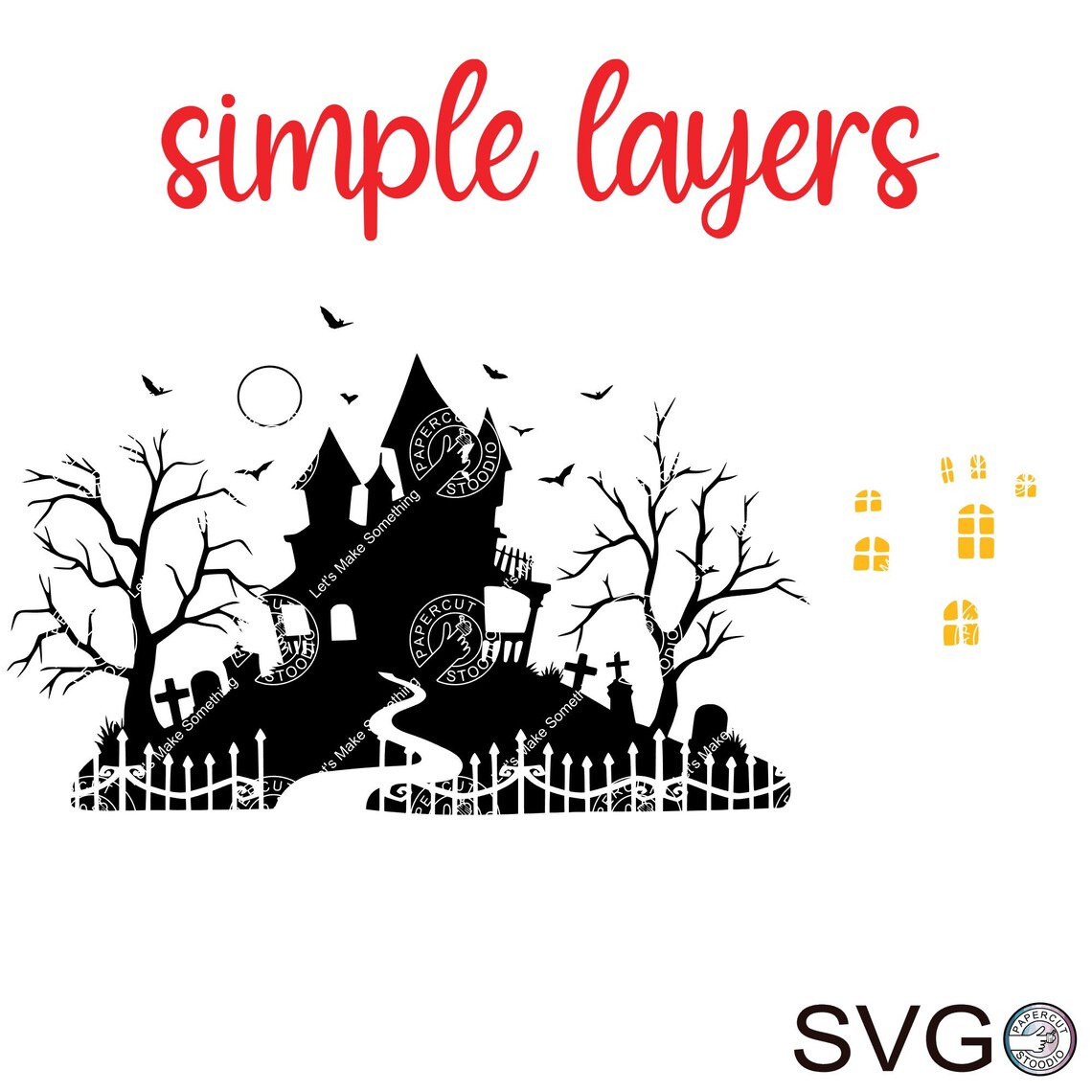 Halloween Haunted House 2 Svg Cricut Instant Download - Etsy
