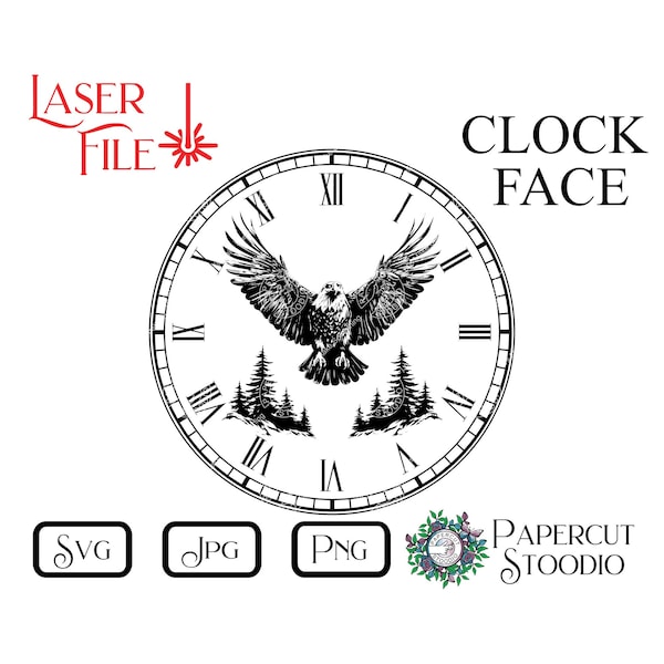 Lightburn Clock Face - Etsy