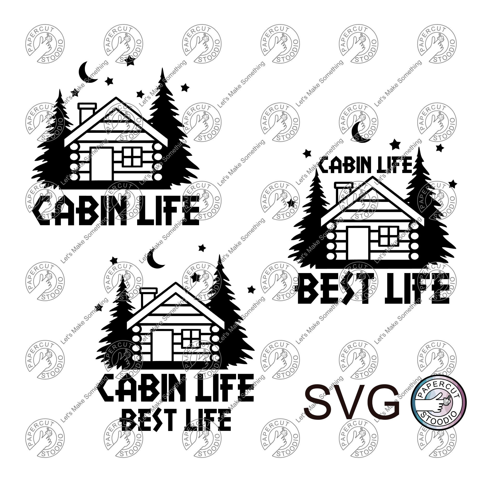 Cabin Life Bundle Svg Lake and Forest Camping Cottage Lodge - Etsy