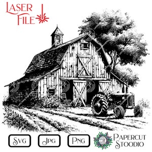 Laser Engrave File, Farm Life Svg, Instant Digital Download for Laser ...