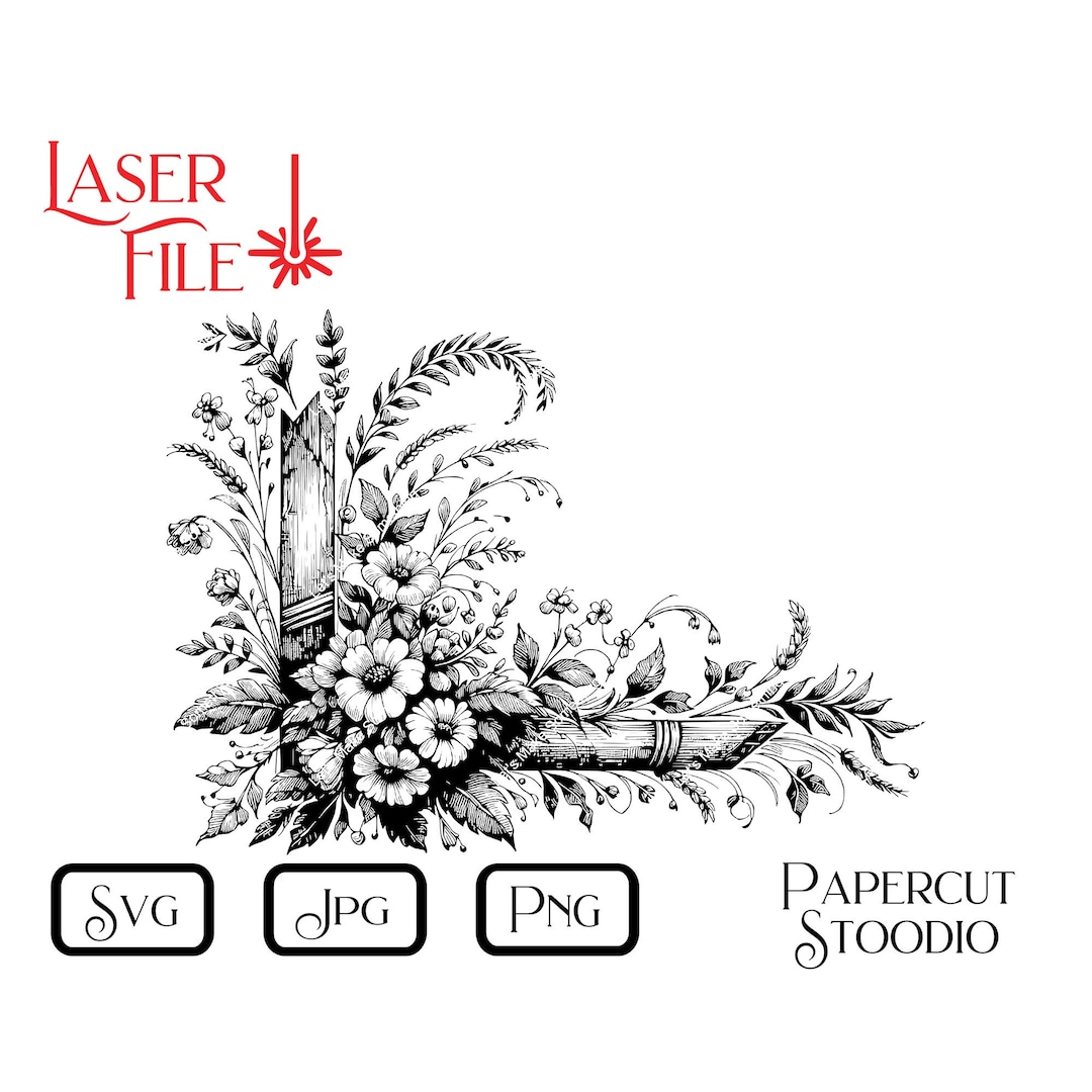 Laser Engrave File, Country Corner Svg, Country Digital Download for ...