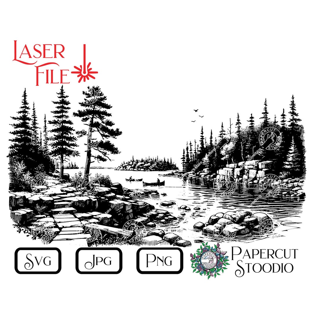 Laser Engrave File, the Cove Svg, Digital Download Lightburn Glowforge ...