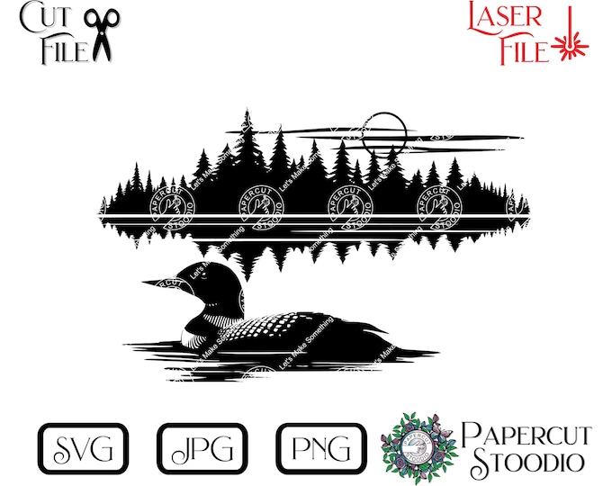Minnesota Lakes Svg Minnesota State SVG DFX PNG Minnesota Loon Svg ...