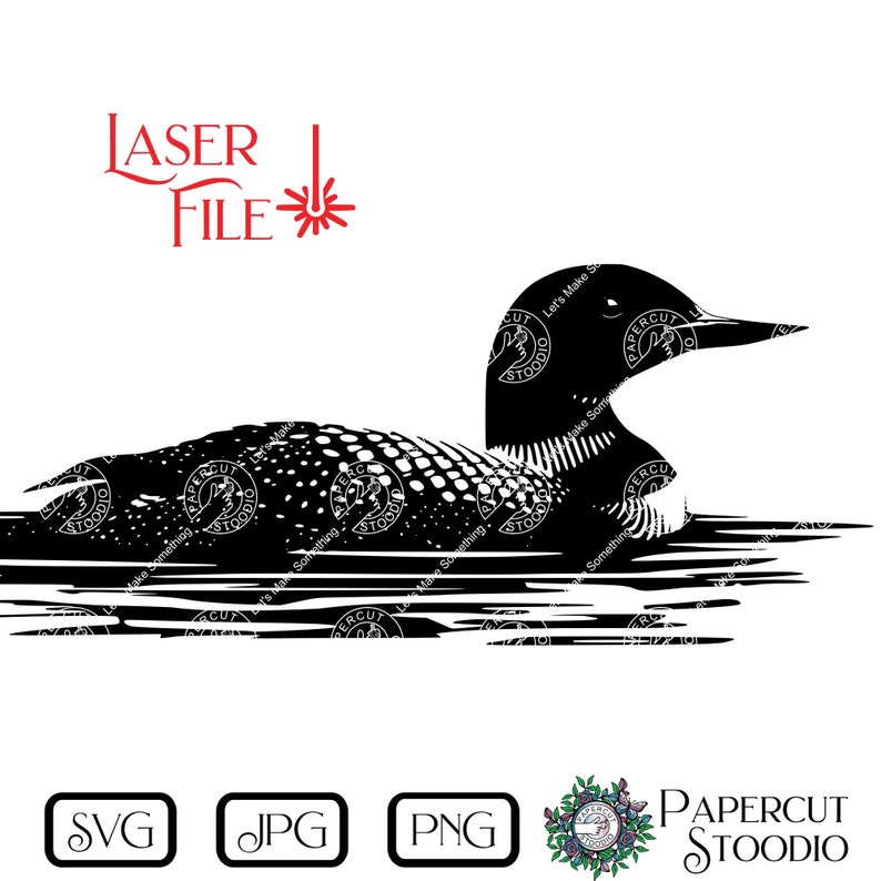 Laser Engrave File Loon Svg Cutting Board Charcuterie Board - Etsy