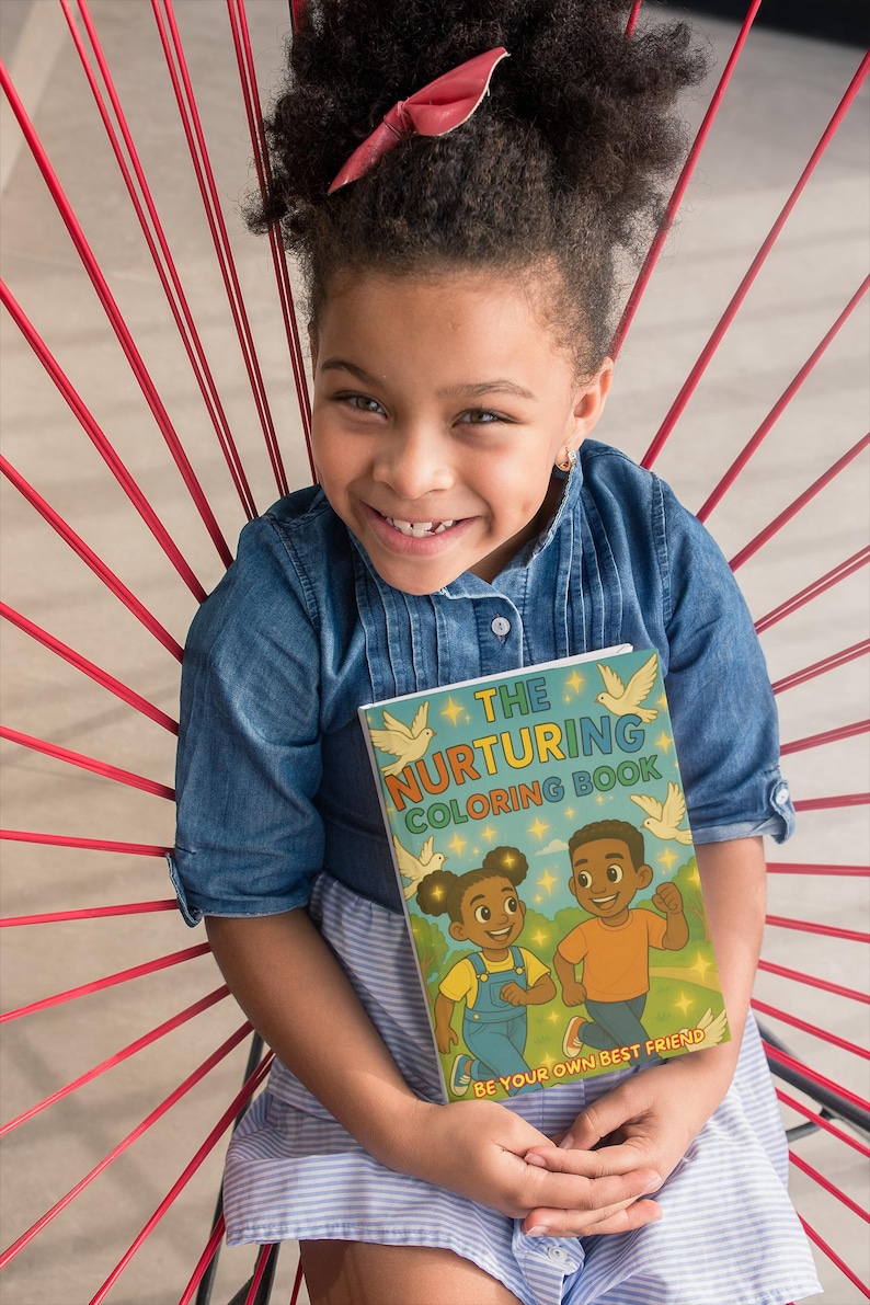 The Nurturing Coloring Book, Self-care, African American Affirmations ...
