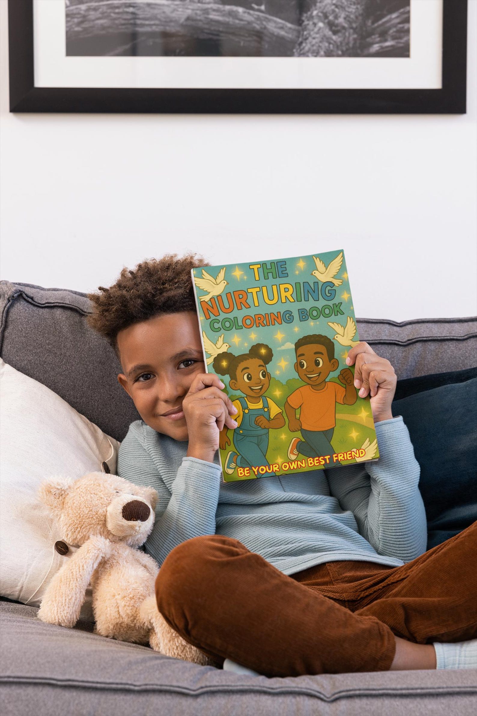 African American Affirmations Coloring Book for Kids | Self-care ...