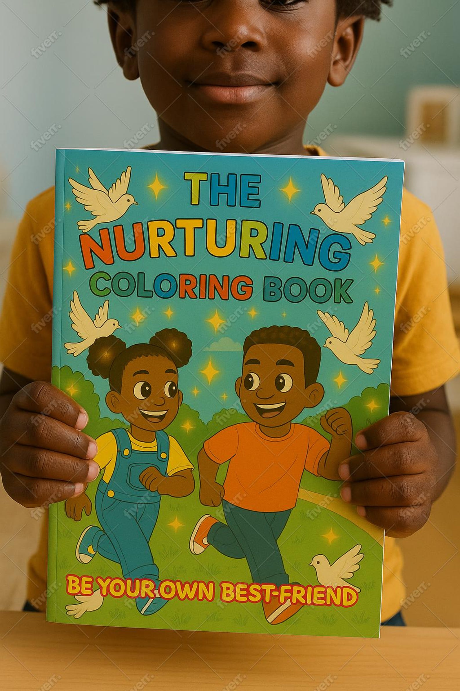 African American Affirmations Coloring Book for Kids | Self-care ...