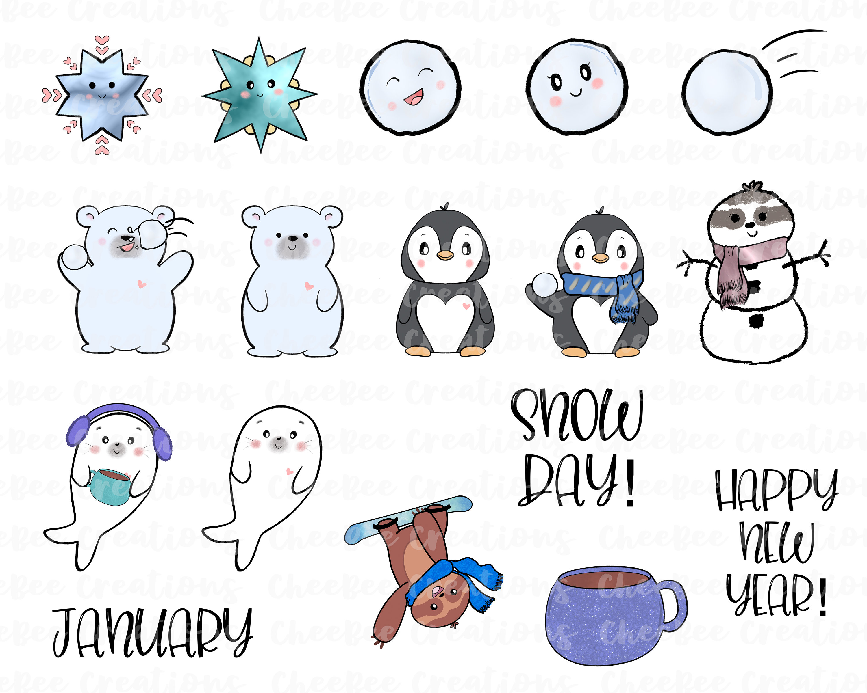 Happy Winter Clipart