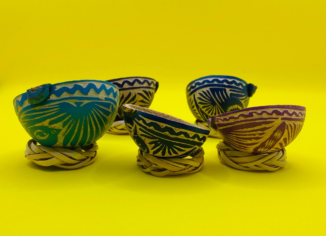 TINY Mezcal Hand Carved Gourd - Etsy