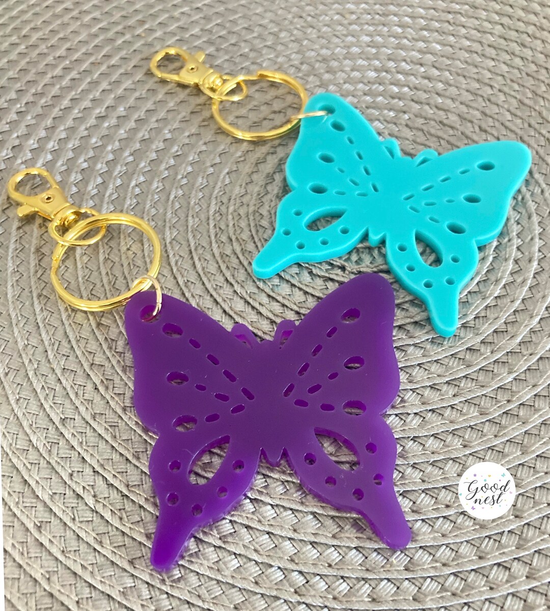 Butterfly Keychain, Acrylic Keychain, Cute Keychain - Etsy