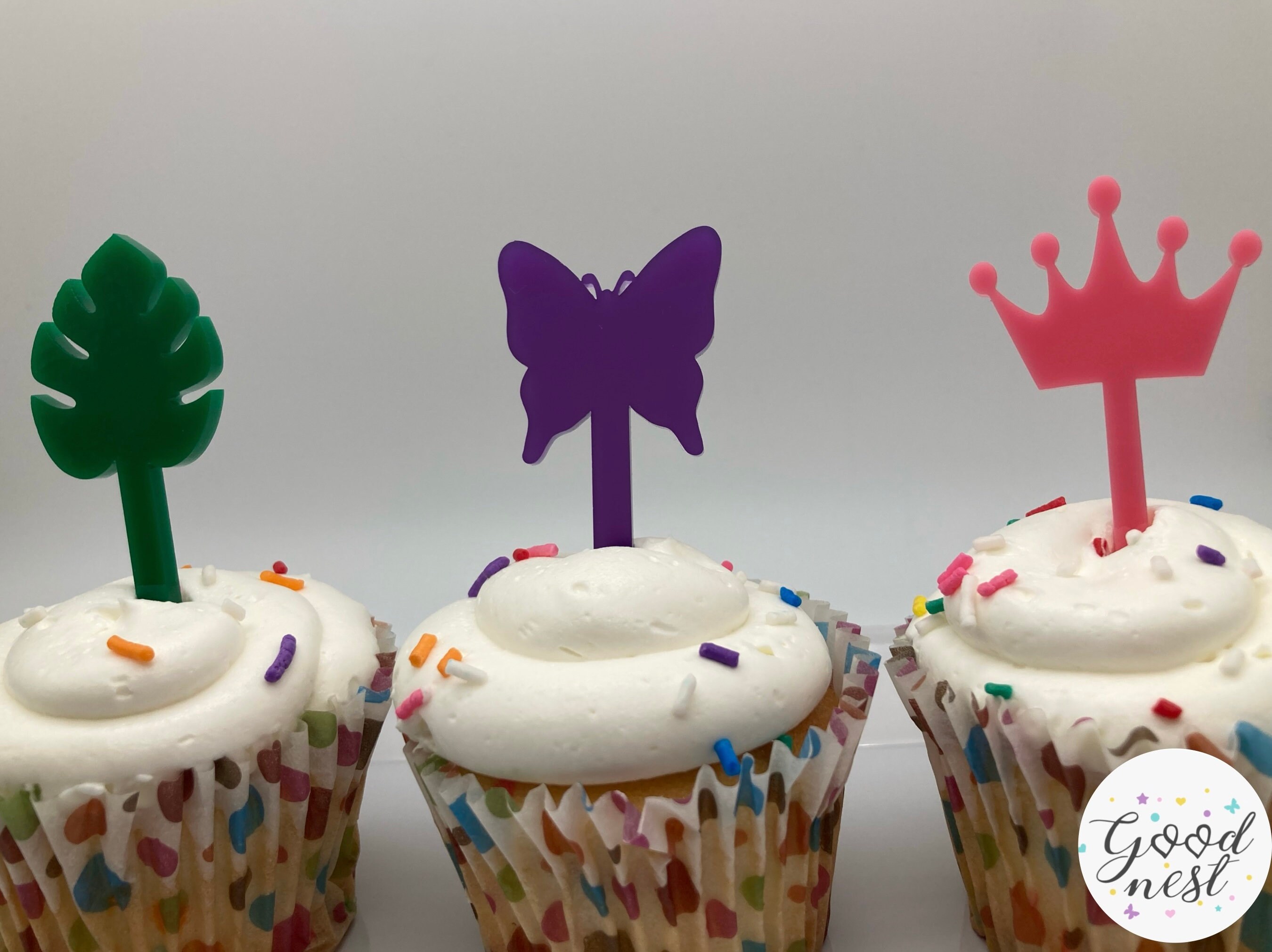 Acrylic Diamond Cupcake Topper Set of 6 or 12 Diamond Topper - Etsy