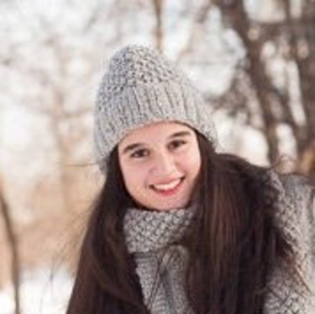 100% Lamb Wool Hand Knitted Popcorn Fleece Lined Beanie Fair Ile Winter ...