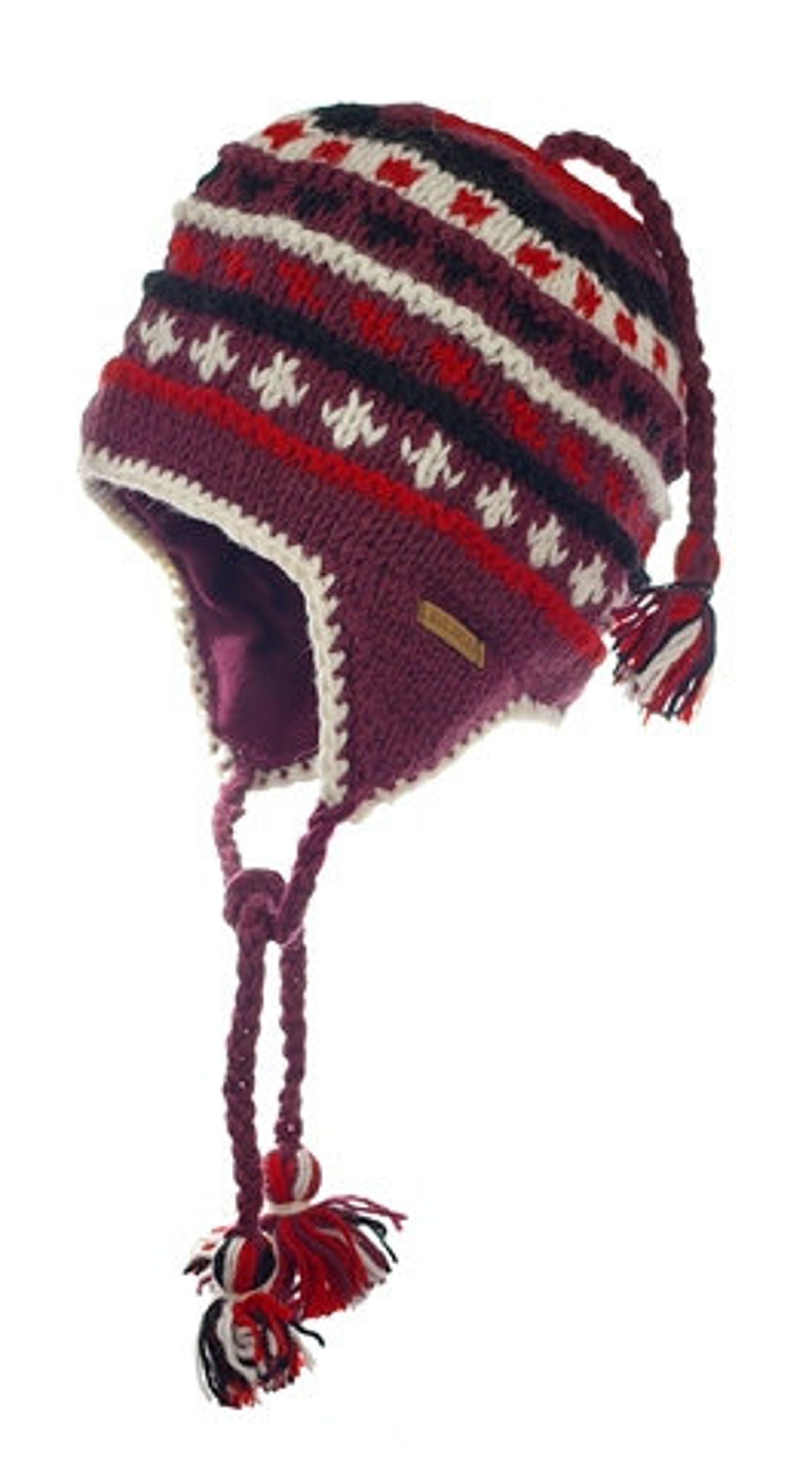 100% Lamb Wool Striped Unisex Winter Fleece Lined Peruvian Hat - Etsy