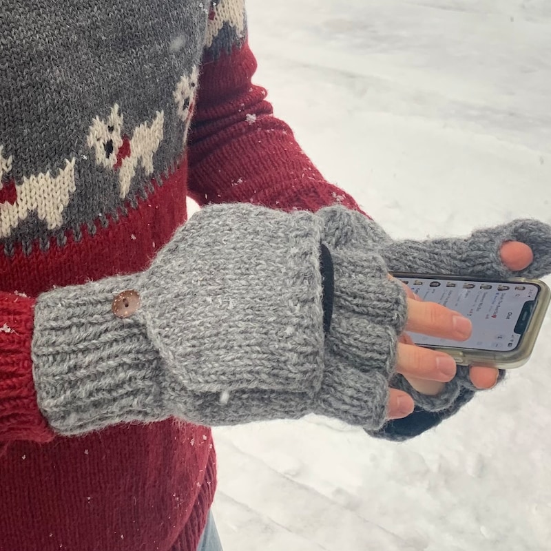 Convertible Mitten Fleece - Etsy