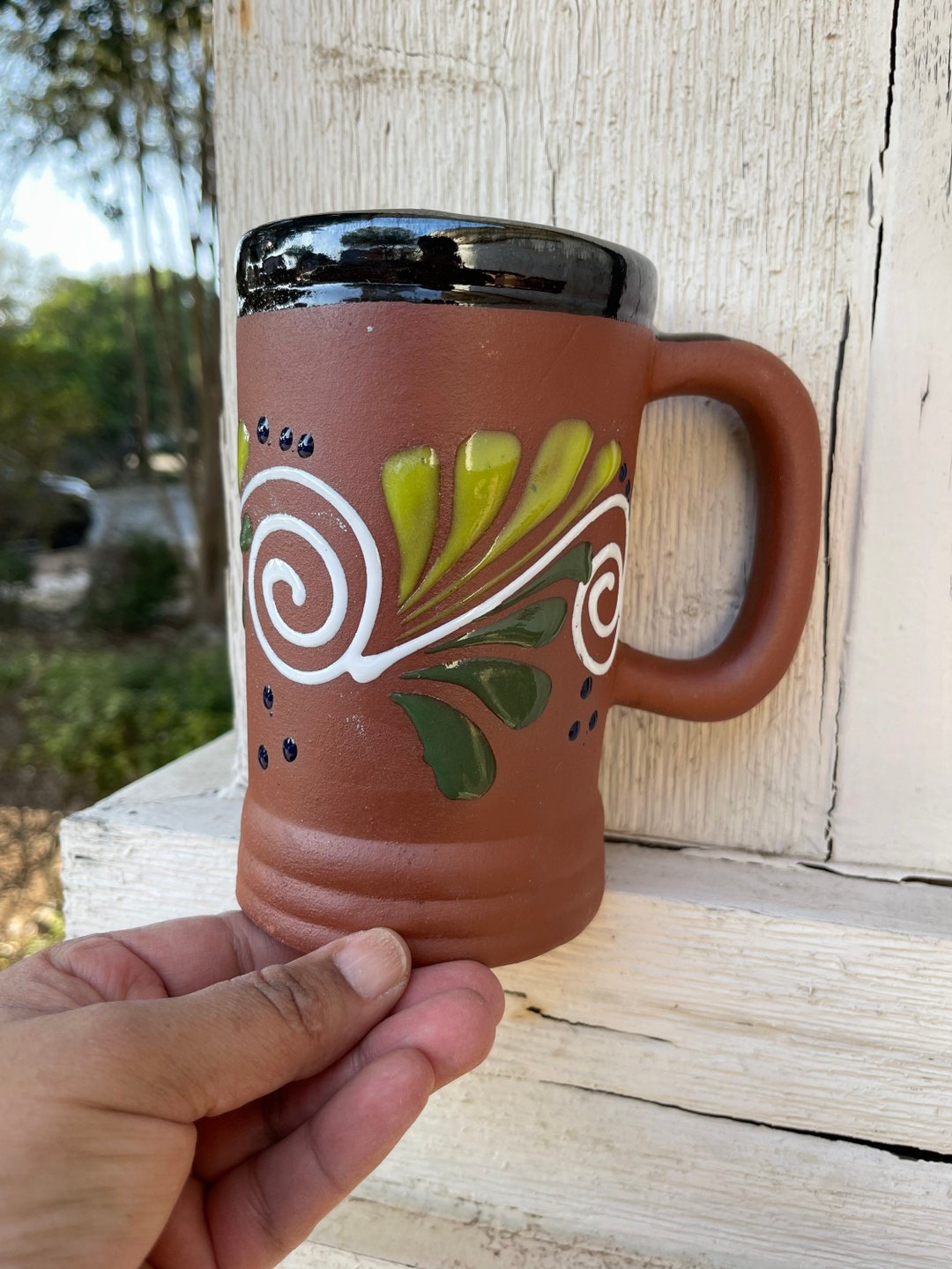 Beer Mug Handmade Clay - Etsy