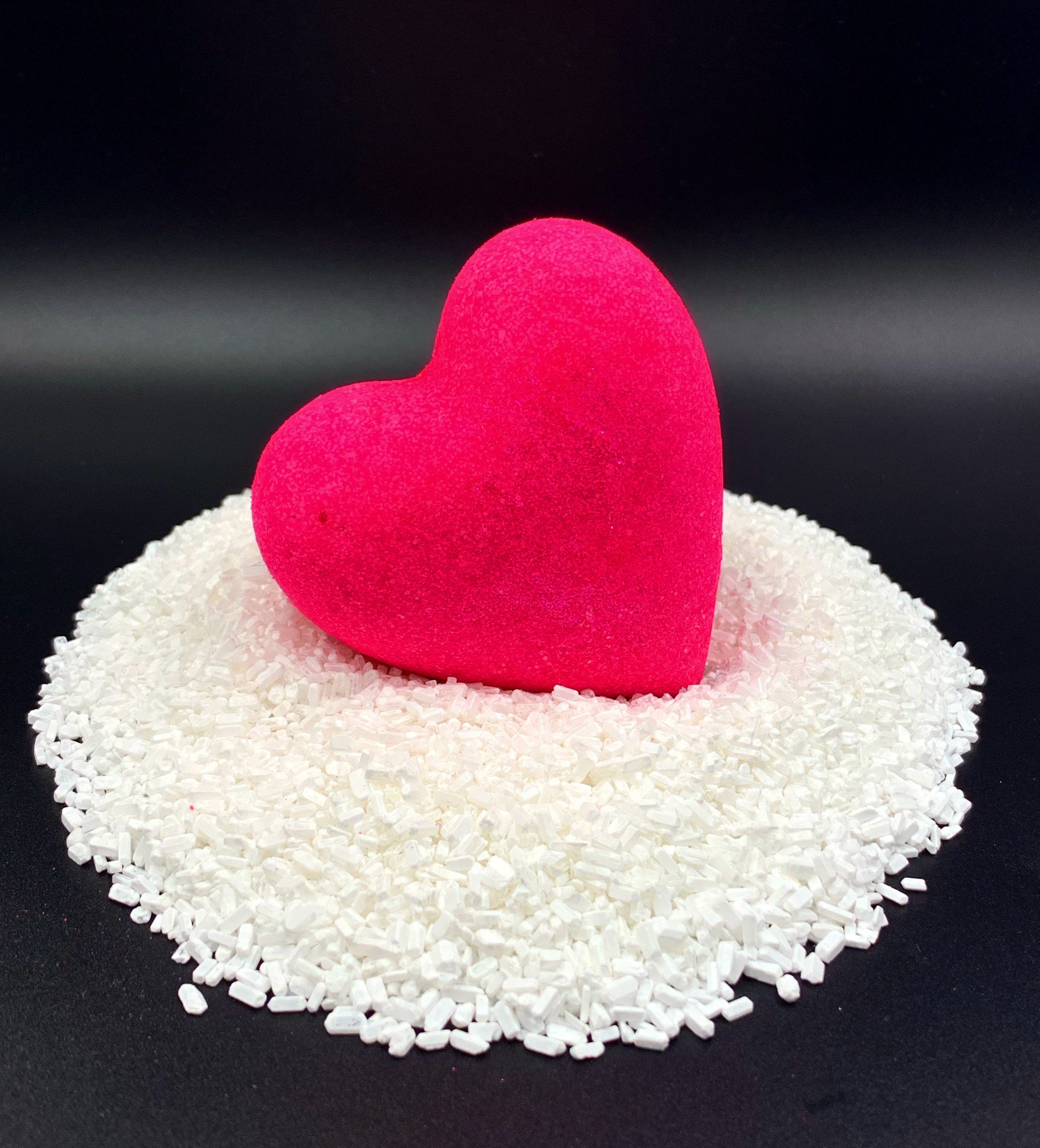 Heart Bath Bomb Valentine Heart Individuals 7oz Extra Large - Etsy