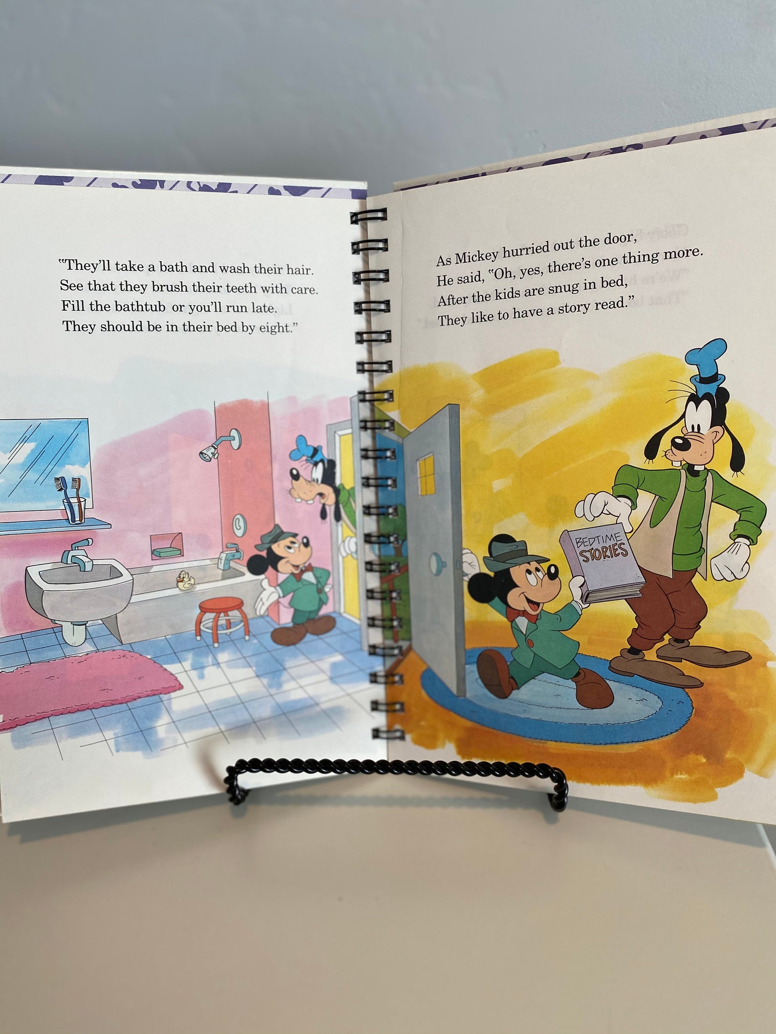 Disneys Goofy the Babysitter Vintage Book Journal One of | Etsy