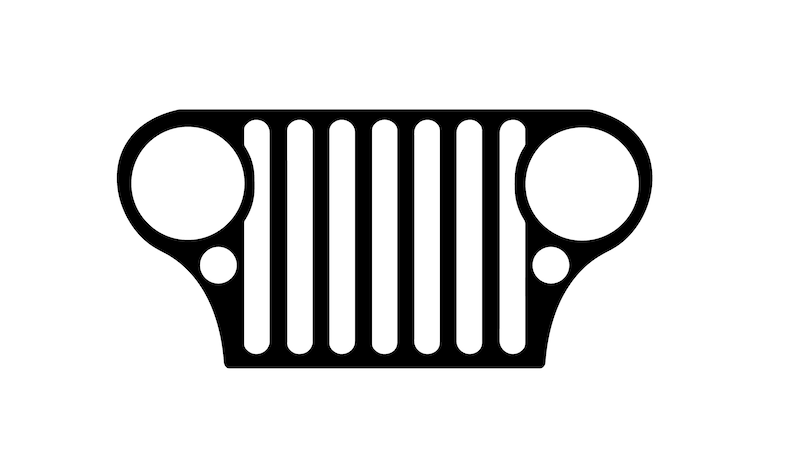 Jeep Grille SVG PNG Eps Dxf SVG Files for Cricut Cut | Etsy
