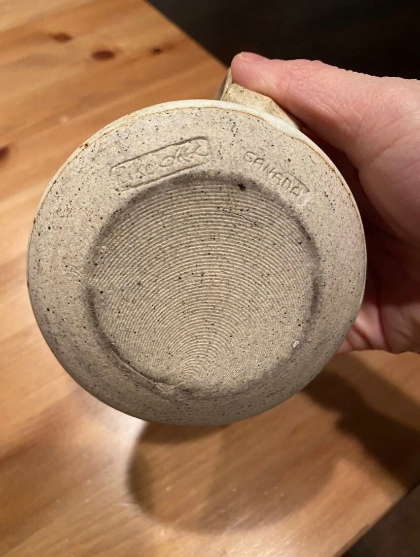 Vintage Mid-century Modern Pike Studio Canada Art Pottery Earth Tone - Etsy