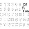 Balloon Letter Alphabet Vector Clipart / Lower Case / Stamp Text ...