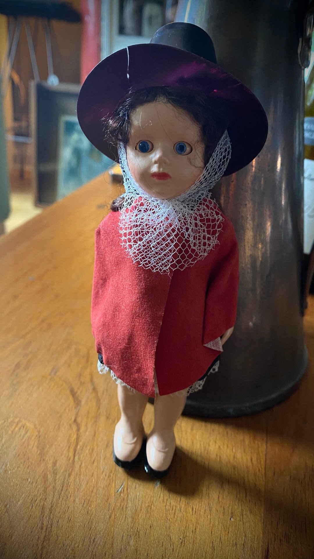 1970s Vintage Welsh Rosebud Doll in National Costume With Hat & Cloak ...