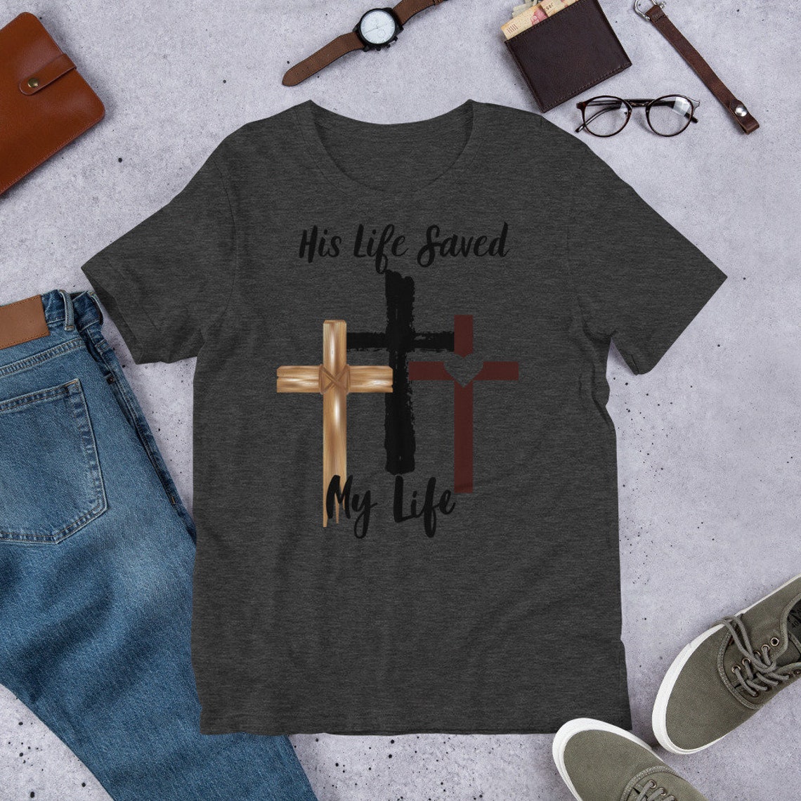 Cross T Shirt Christian Shirt Faith T Shirt Faith Cross Etsy