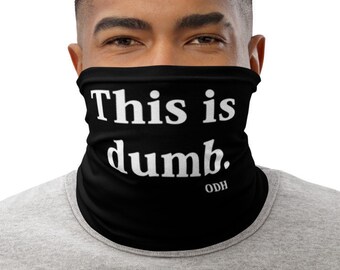 Neck Gaiter Funny | Etsy
