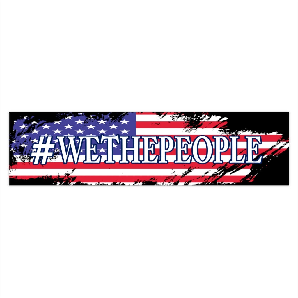 We the People Decal, We the People Bumper Stickers, Constitution Bumper ...
