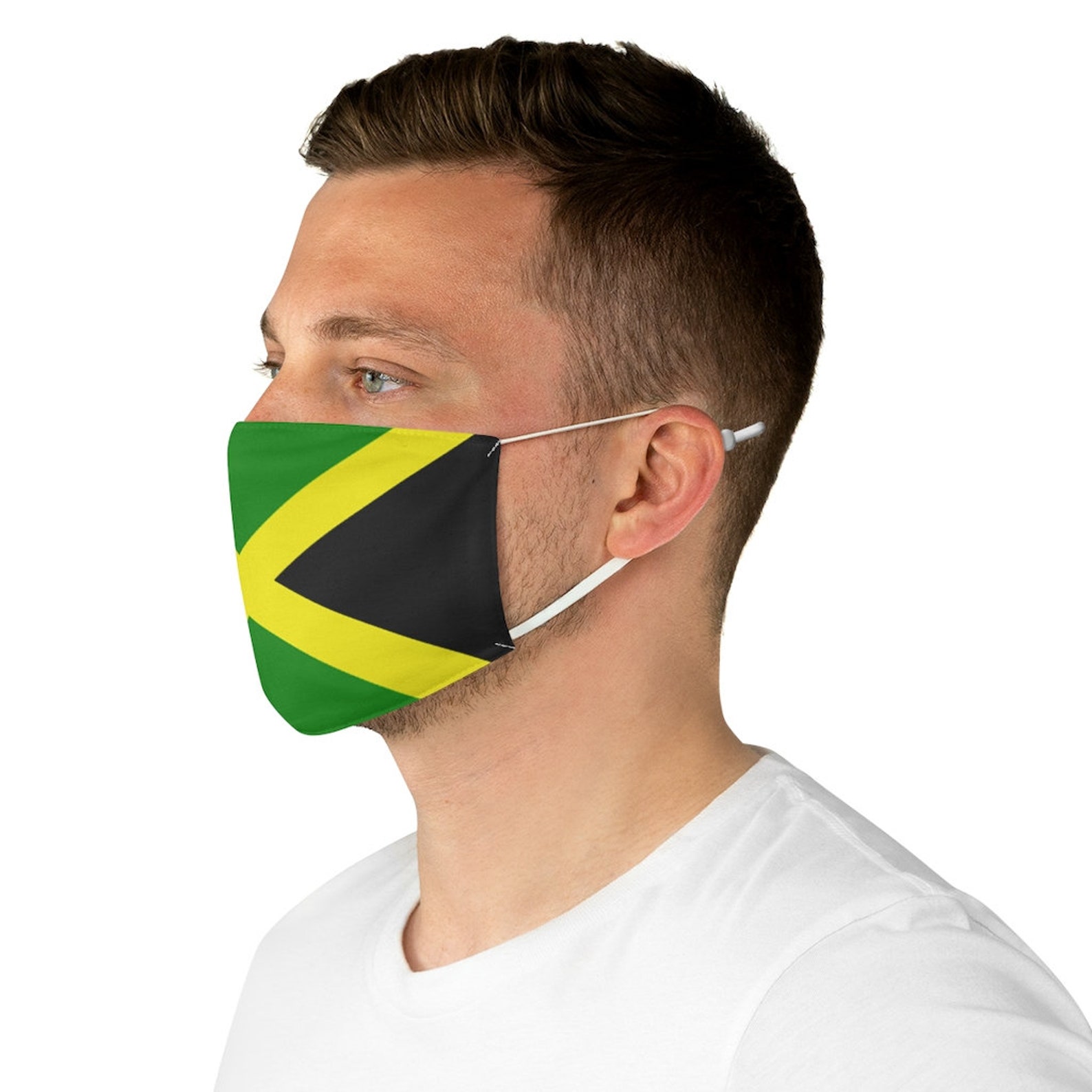 Jamaican Face Mask Adjustable Face Mask Neck Gaiter Caribbean Bandana ...