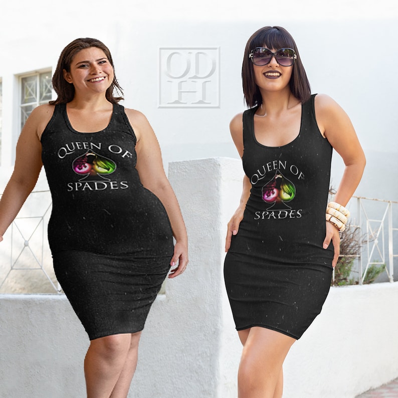 Queen Of Spades Qos Dress Queen Of Spades Hotwife Fitted Racerback