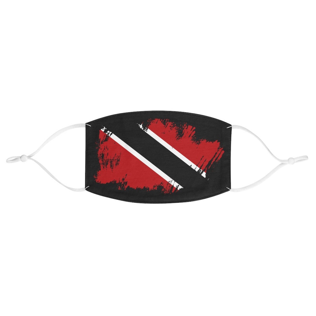 Trinidad Flag Mask | Trini Flag Mask | Caribbean Mask | Mask | Flag ...