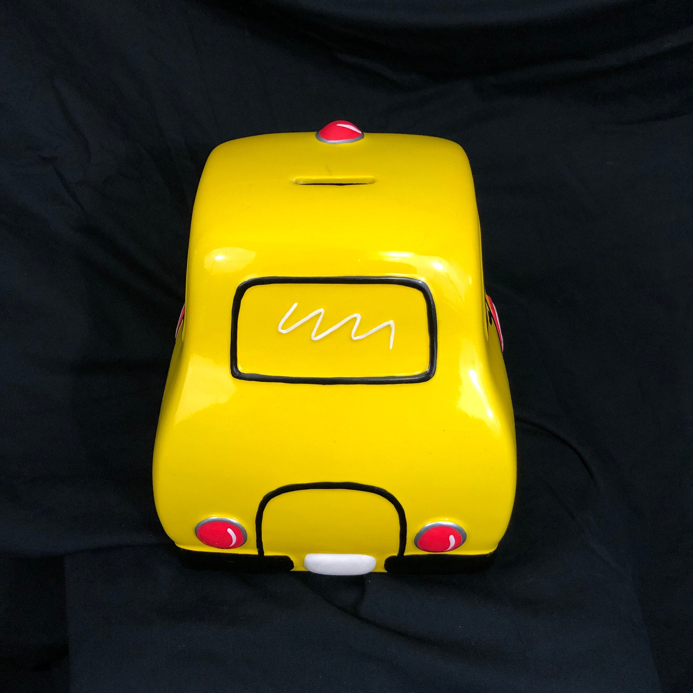 Rare Vintage Ceramic Coin Bank, Money Bank, School Bus Coin Bank, Money ...
